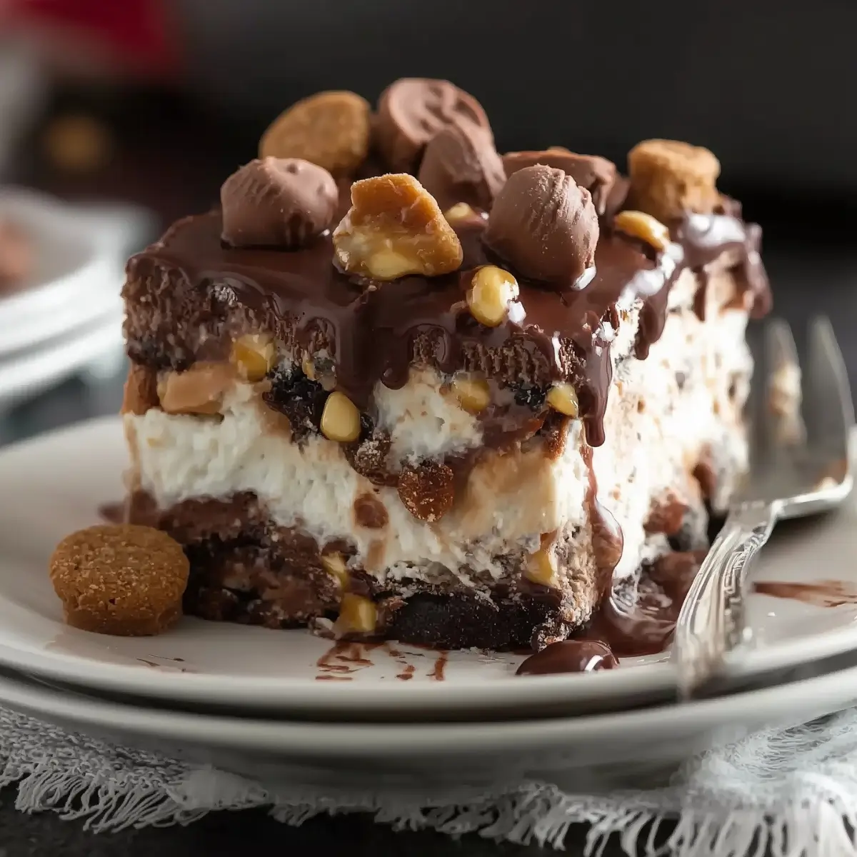 Buster Bar Ice Cream Cake That'll Steal the Show - Bitten Sweet Blog