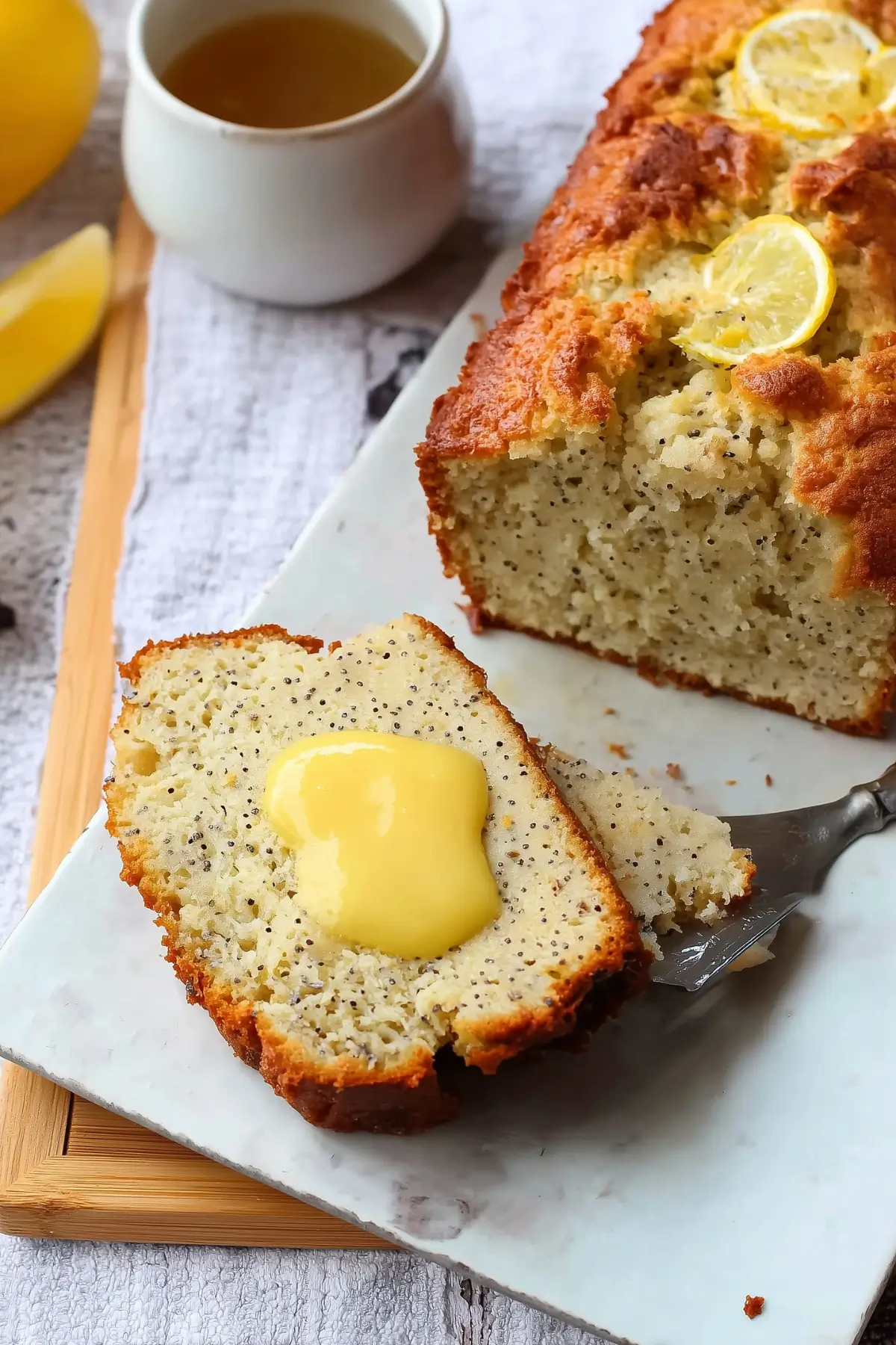 easy Lemon Poppy Seed Bread with Lemon Curd That Melts in Your Mouth ...