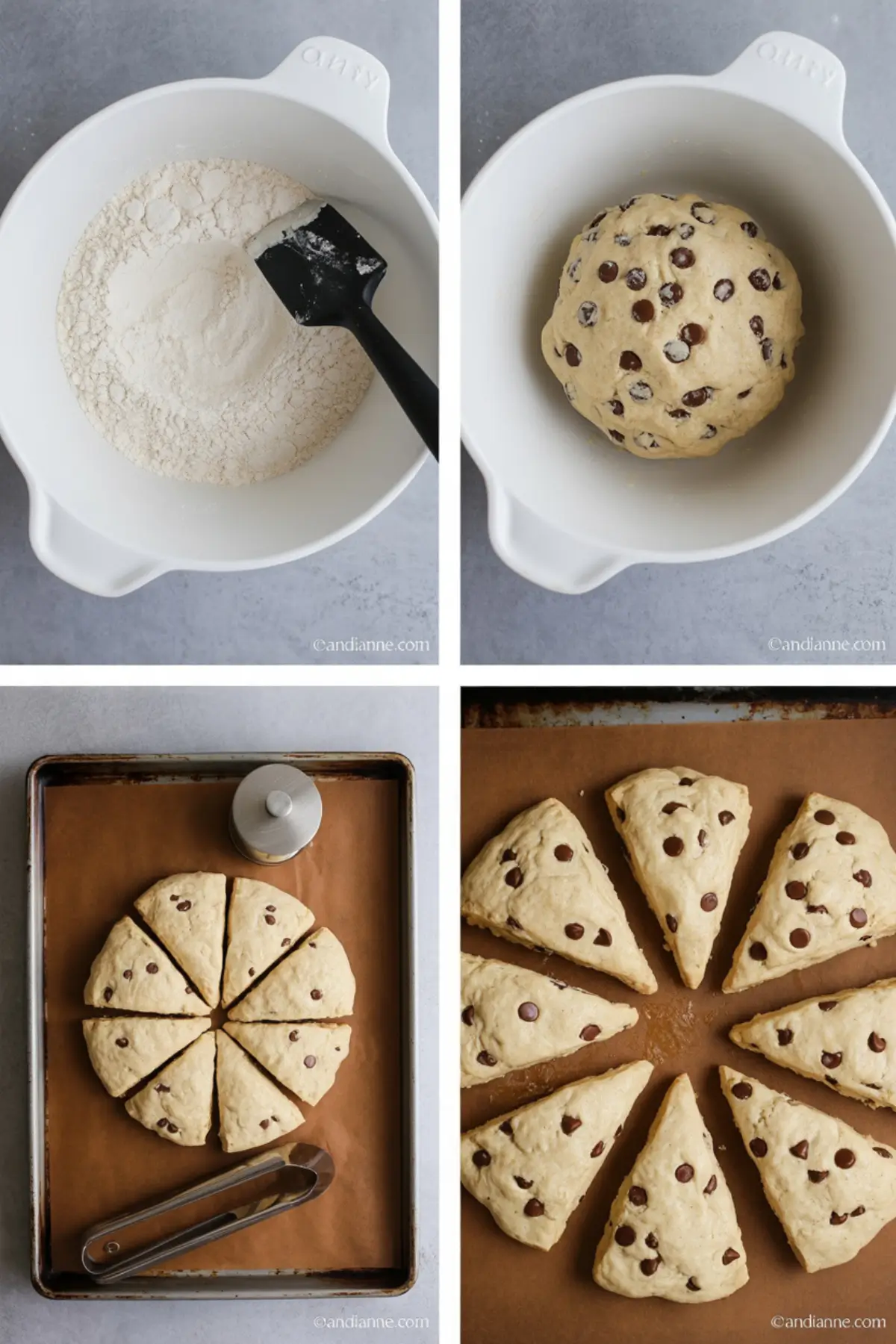 Chocolate Chip Scones – Flaky & Easy Brunch Treat - Bitten Sweet Blog